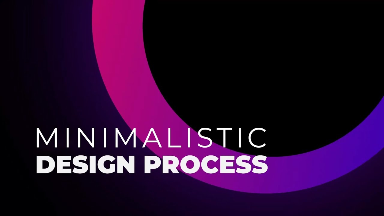 How to create minimal designs - Full Approach Explained!! - YouTube
