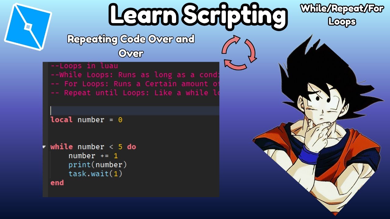 Loops! (While/For/Repeat) (Roblox Scripting Tutorial Series) - YouTube
