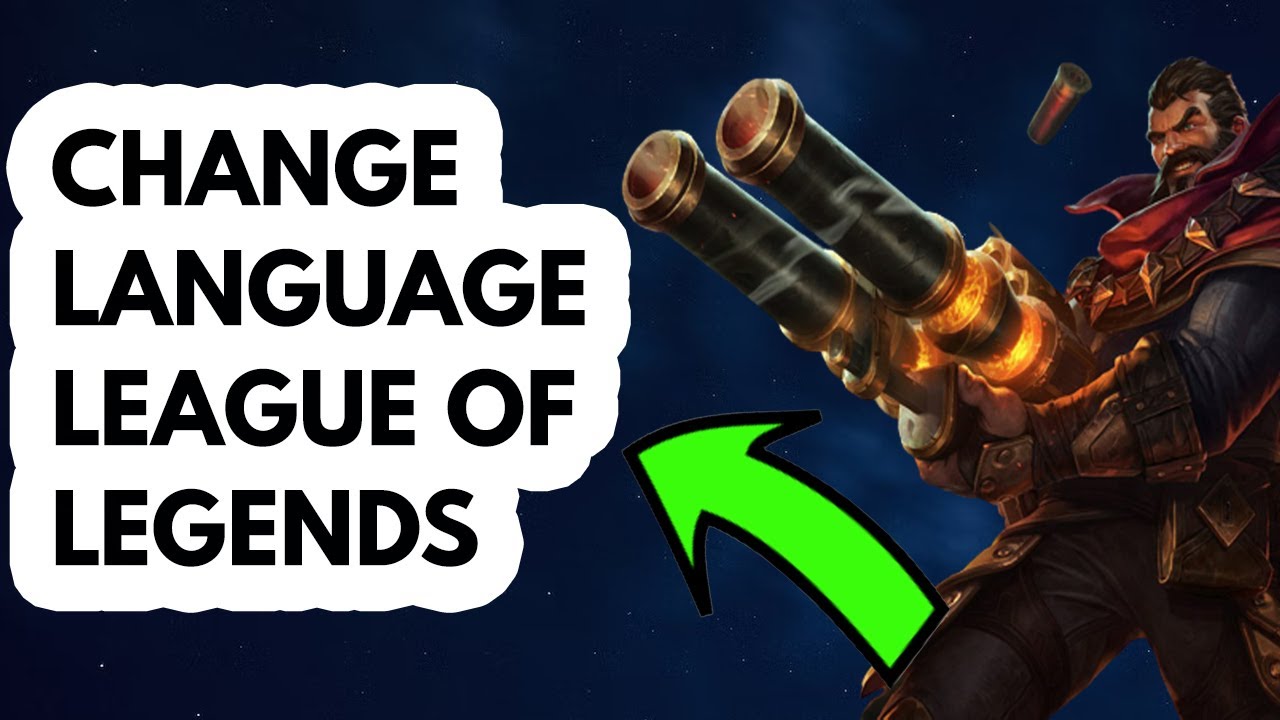 How to Change League of Legends Language - YouTube