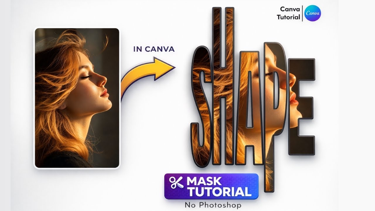 Canva Clipping Mask Trick (Text Mask Effect – No Photoshop) - YouTube