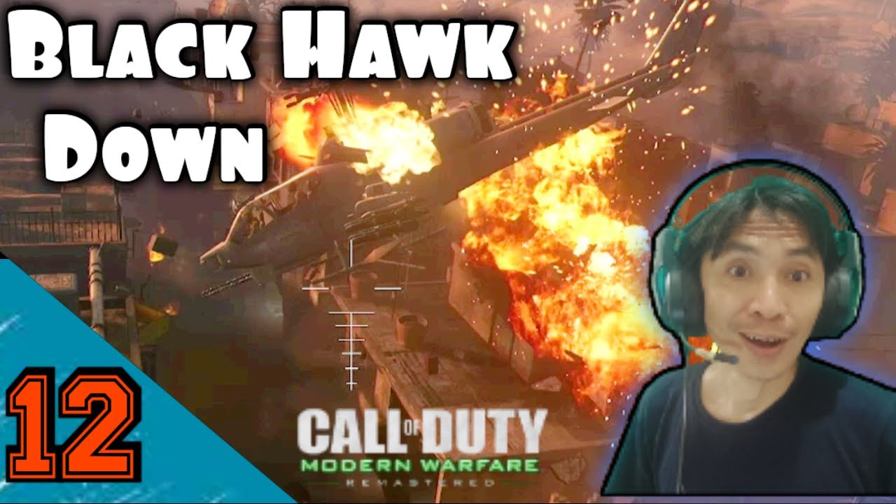 Helikopter Black Hawk Jatuh | COD Modern Warfare Remastered | Part 12 ...