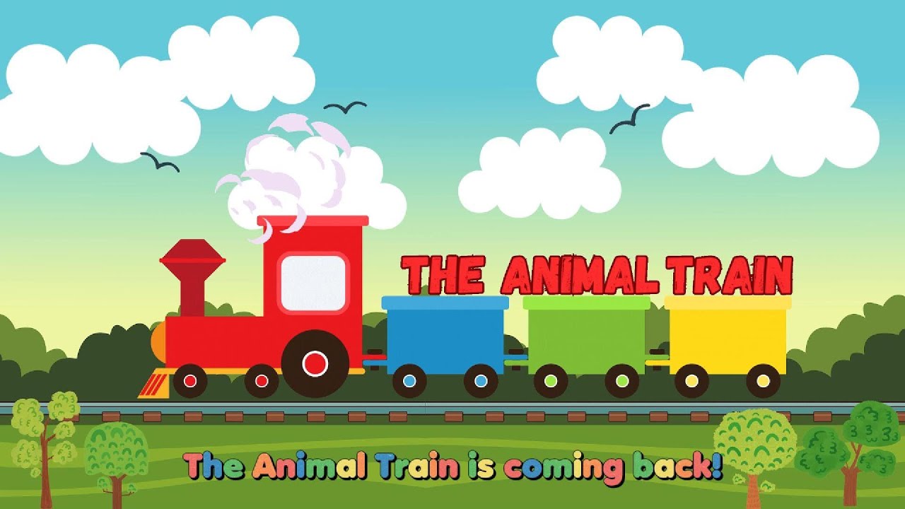 The Animal Train | Alphabet Song | Nursery Rhyme for Kids - YouTube