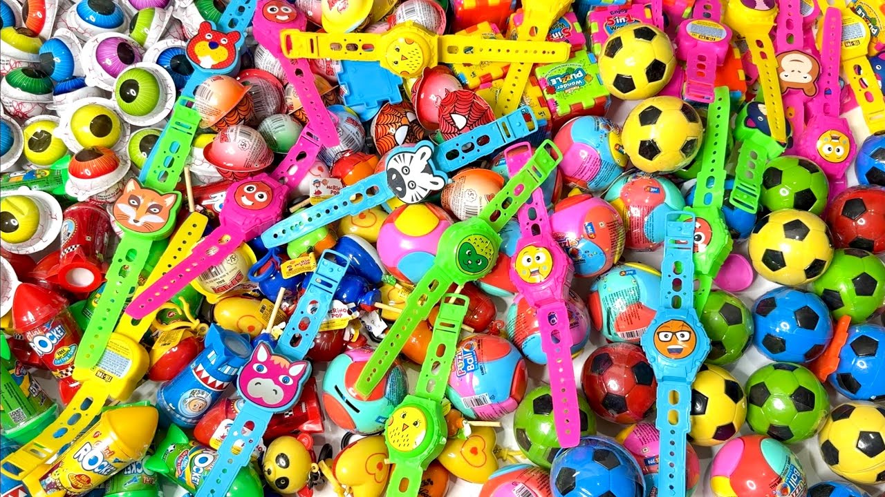 Lot’s Of Surprise Candies with Fun Toys Unboxing | Toy Lollipop with ...