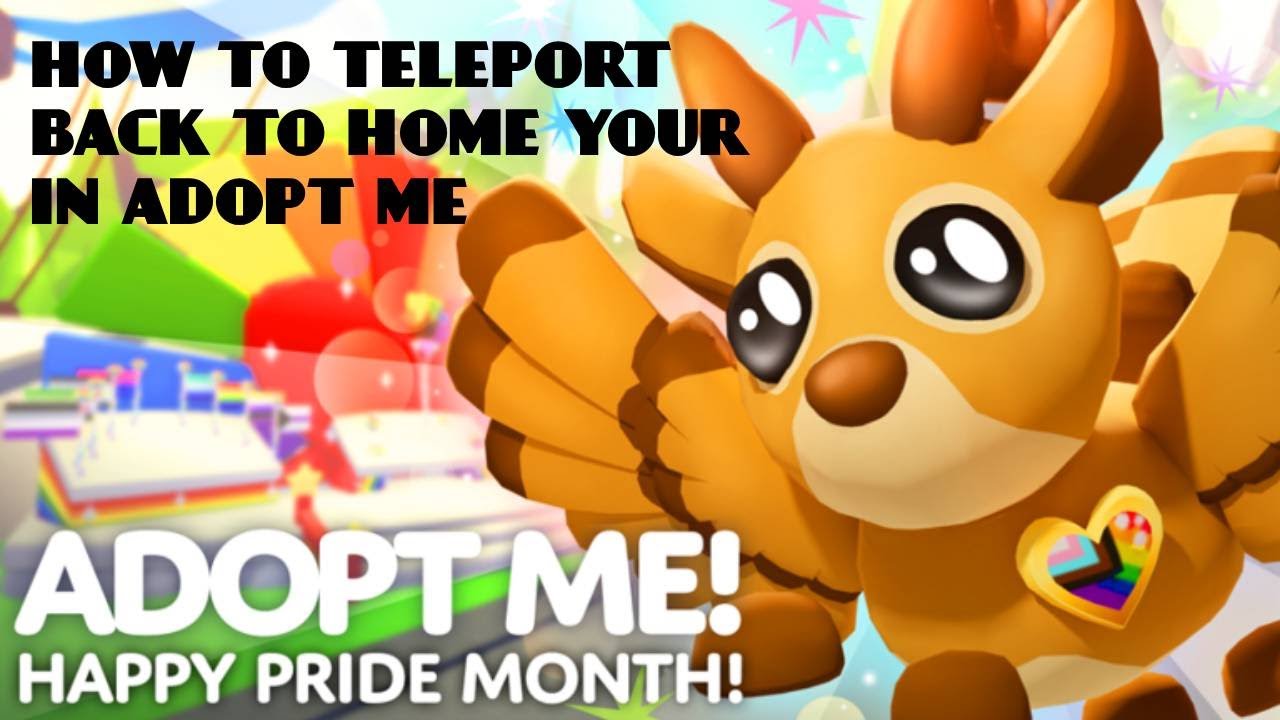 How To Teleport back to your house in adopt me! - YouTube