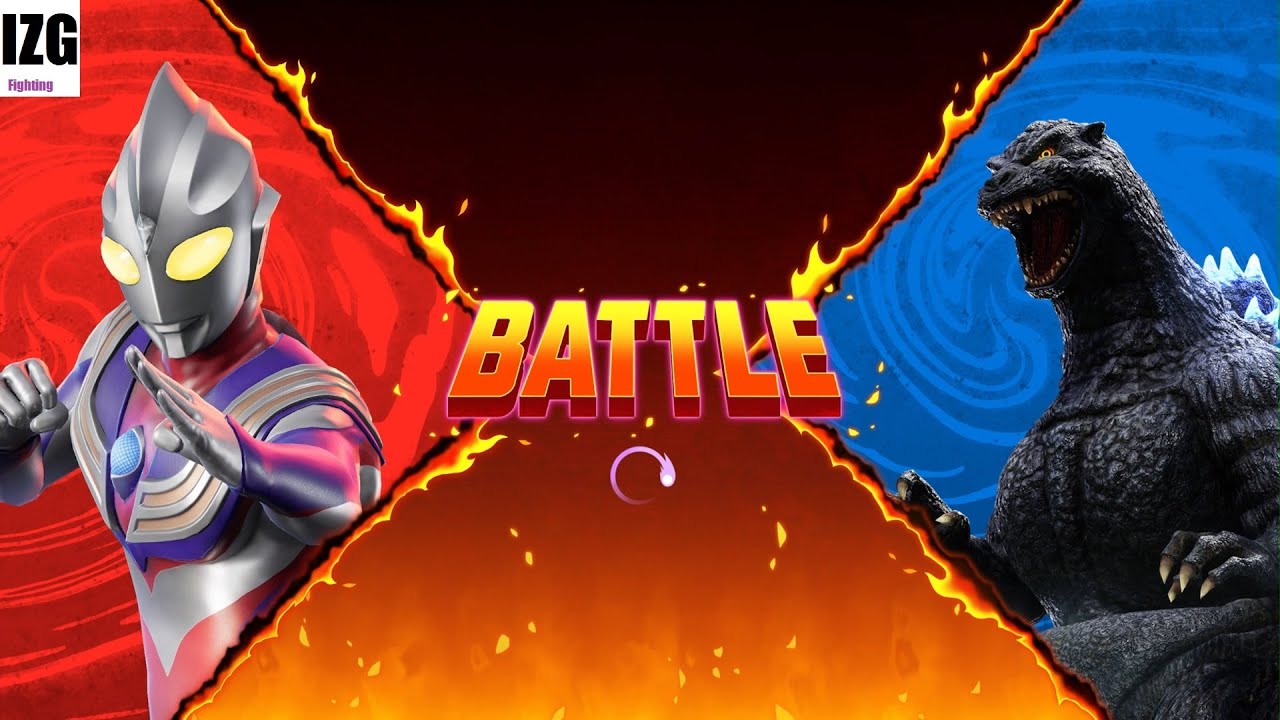 Gigabash - Ultraman Tiga Vs Godzilla (Hardest AI) - YouTube