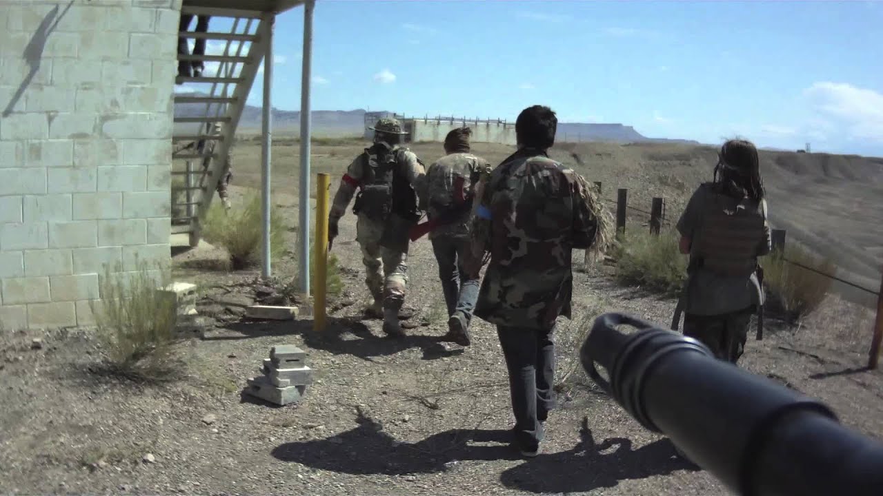 Airsoft Hostage Escort at Green River (Birthday Game) - YouTube