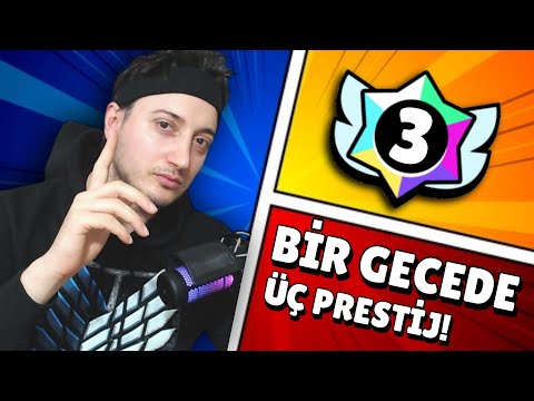 BİR GECEDE NASIL 3 PRESTİJ ALDIM?😱SON MAÇLAR TÜM TAKTİKLER!😎 #brawlstars