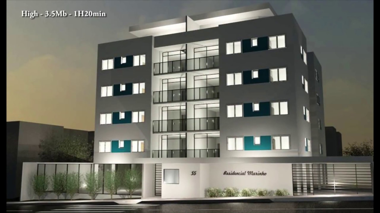 Revit Architecture - Residential Building - YouTube