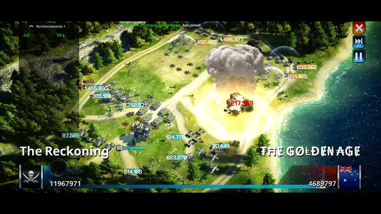 war planet online w92 ~ Attacking an 1.5b base - YouTube