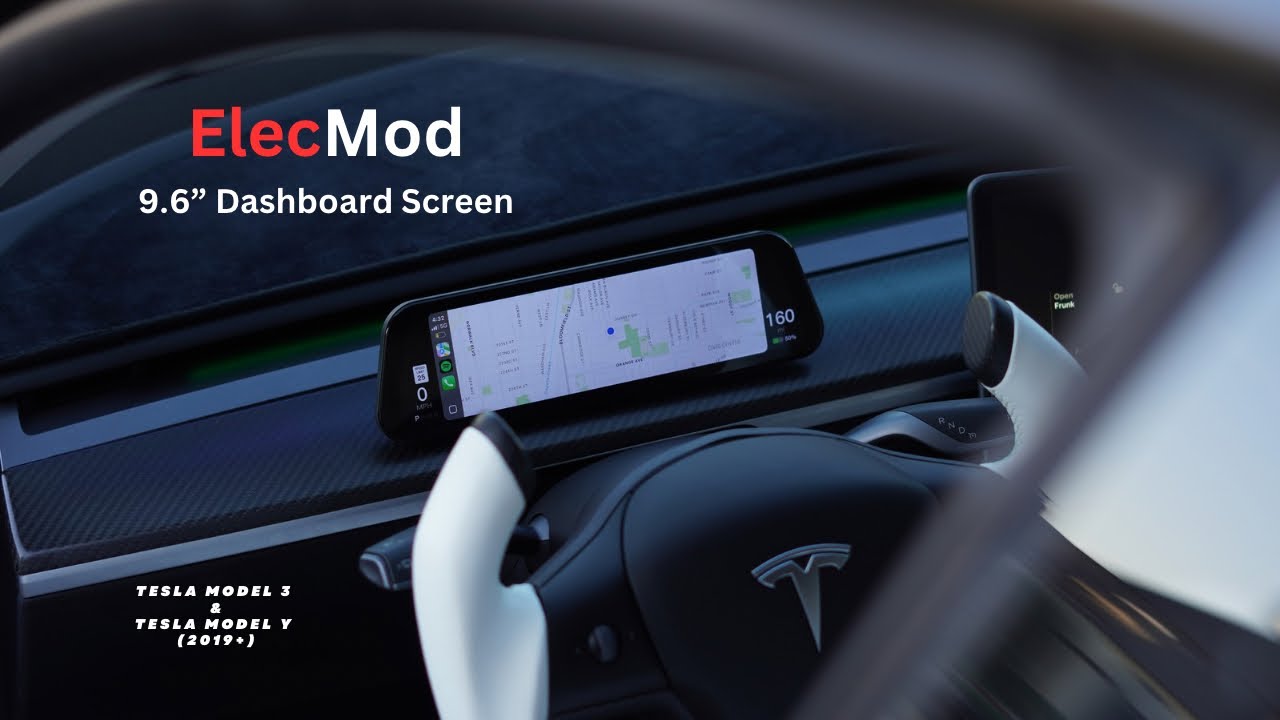 The Tesla Dashboard Screen You’ve Been Waiting For! | ElecMod F96 9.6 ...