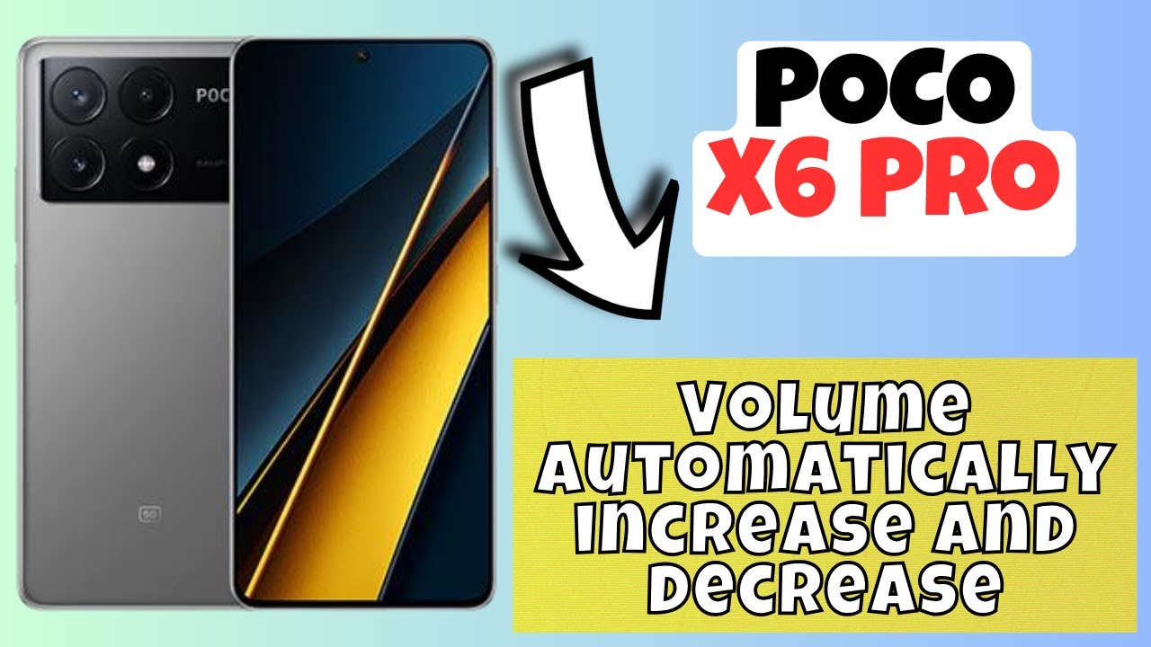 Volume automatically increase and decrease problems POCO X6 Pro || How ...