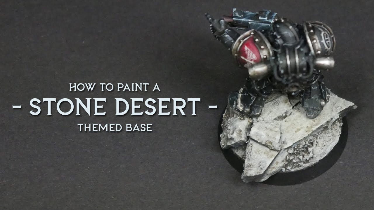 Simple Basing | Stone Desert - YouTube