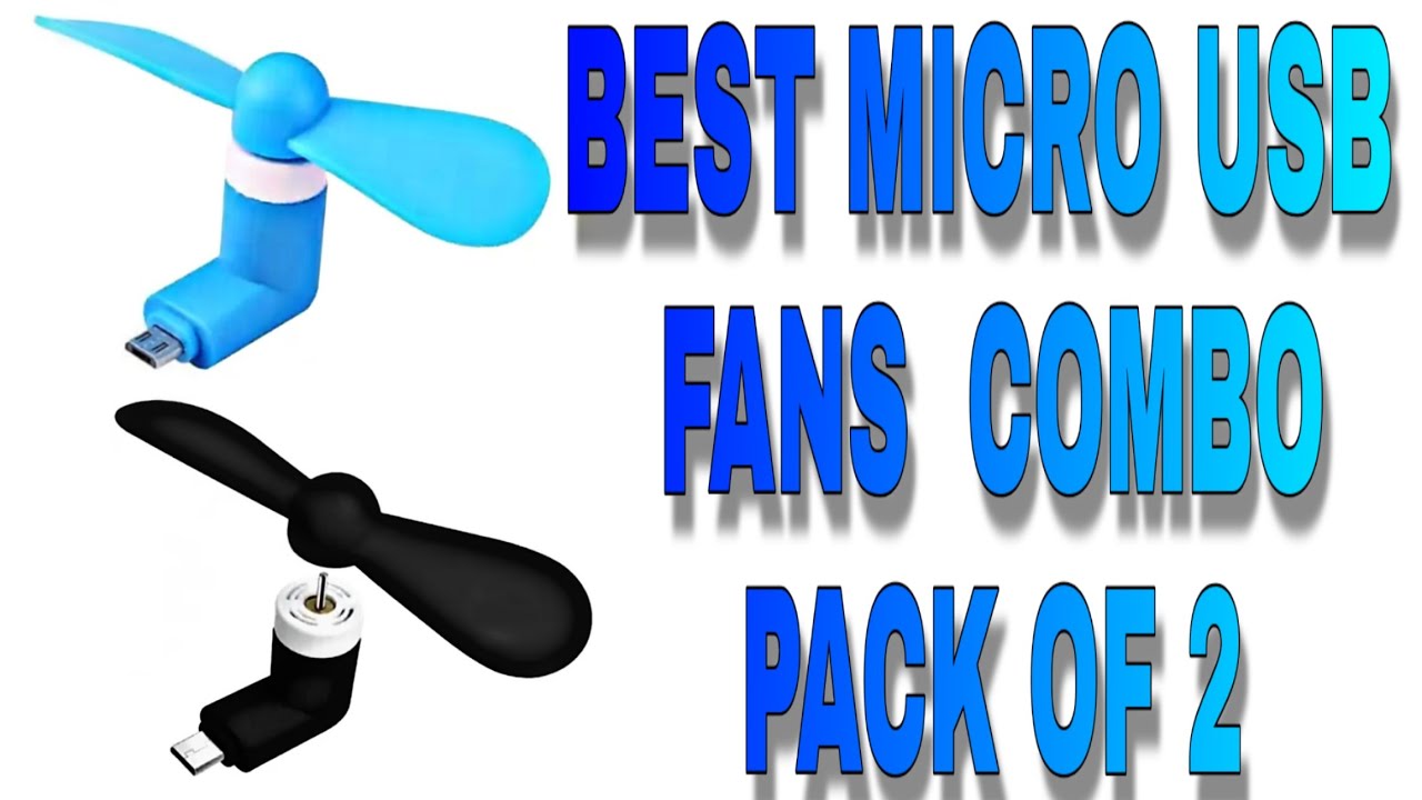 The Best Micro USB Fan | Pack Of 2 Only ₹185 | Unboxing & Full Review ...