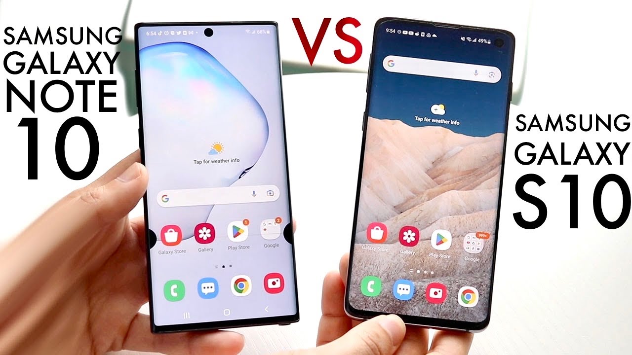 Samsung Galaxy Note 10 Vs Samsung Galaxy S10 In 2023! (Comparison ...