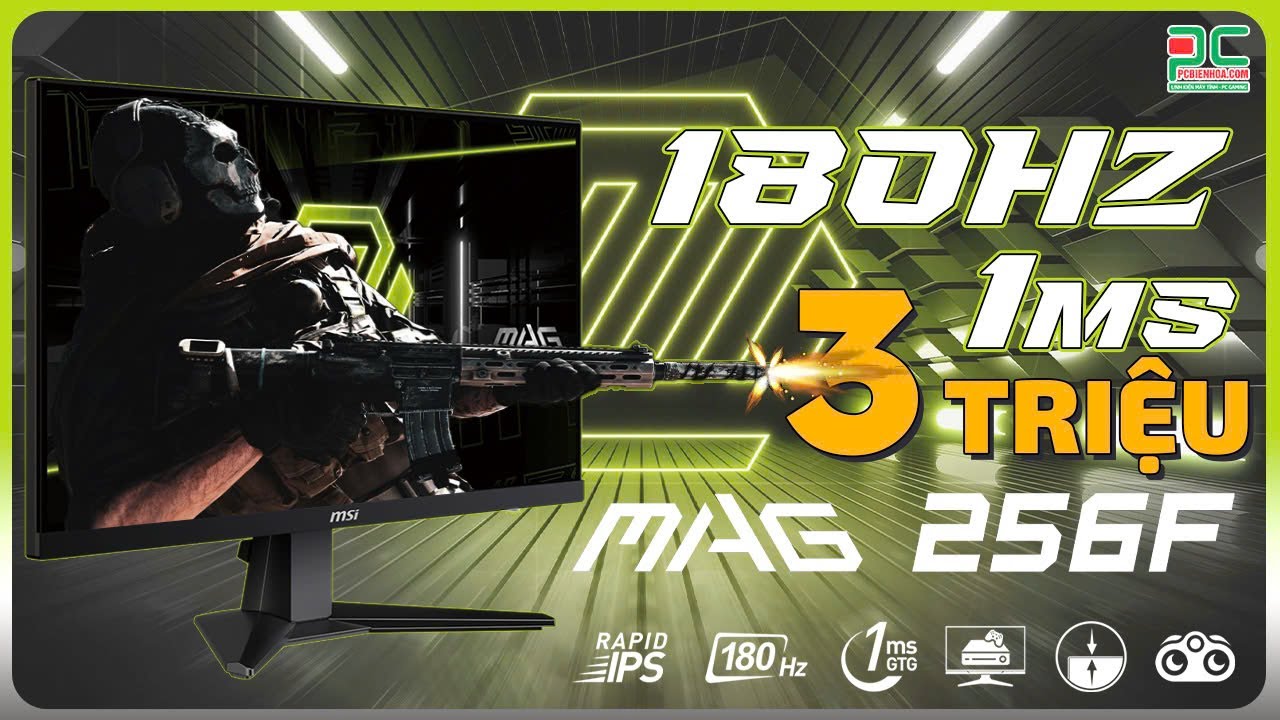 REVIEW MÀN HÌNH CHƠI GAME MSI MAG 256F - 25IN FULLHD IPS 180HZ 1MS ...