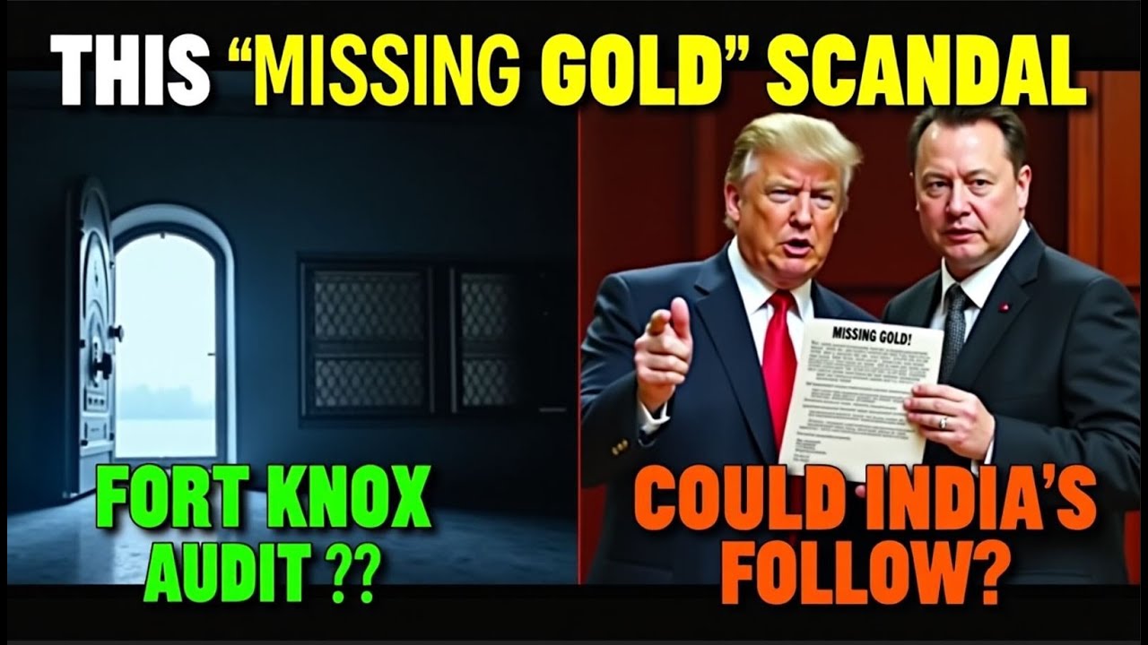 Missing Gold Scandal: Trump & Musk Demand Fort Knox Audit! Could India ...