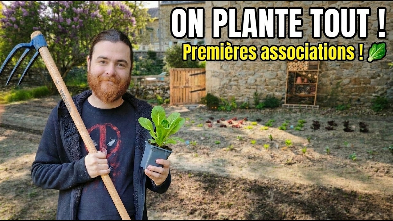 Le grand retour à la terre : Plantation MASSIVE au potager ! 🌿 - YouTube