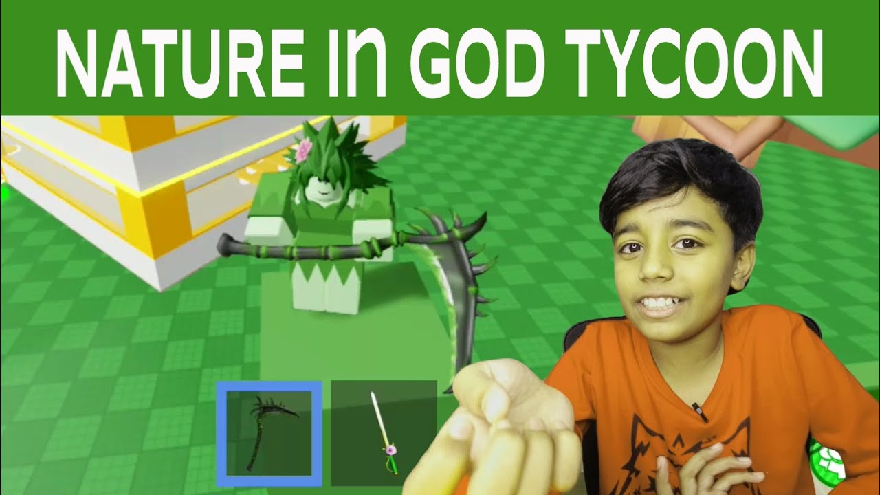 Playing GOD Nature in ROBLOX God Tycoon - YouTube