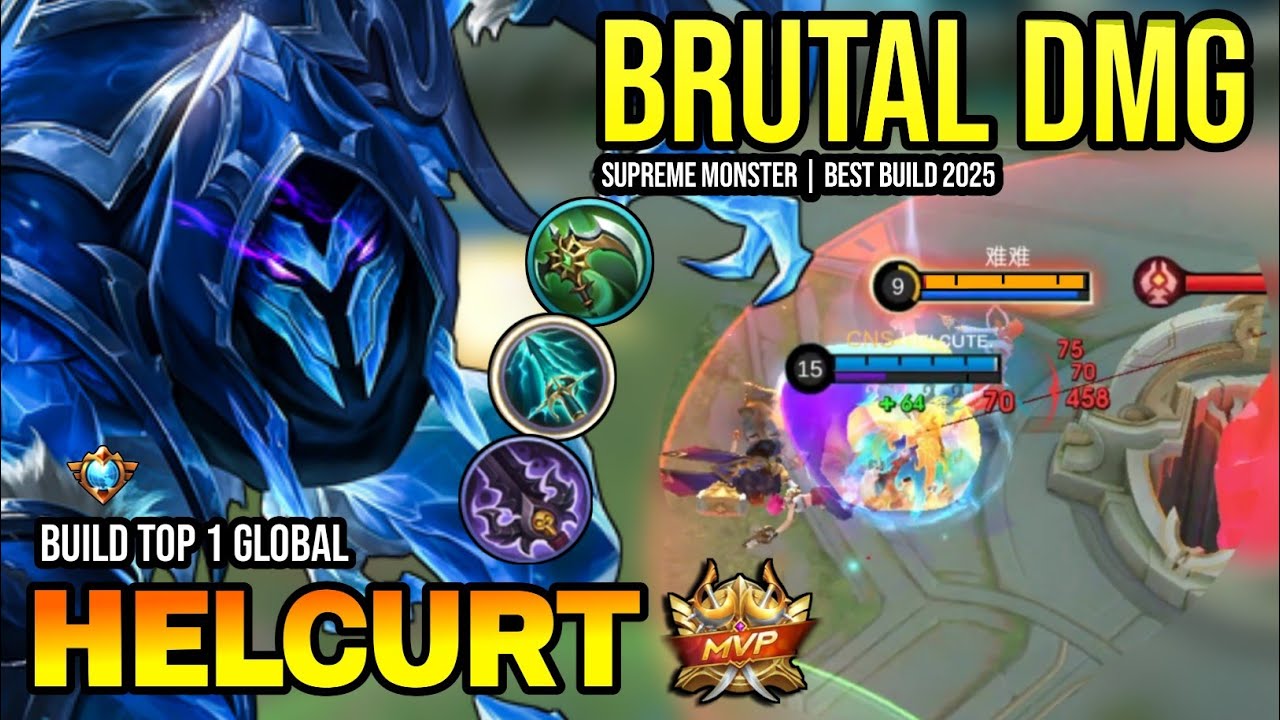 HELCURT BEST BUILD 2025 | BUILD TOP 1 GLOBAL GAMEPLAY | MOBILE LEGENDS ...