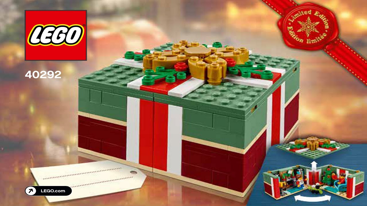 🎉 LEGO instructions 🎉 Seasonal 🎉 40292 🎉 Christmas Gift Box 🎉 - YouTube