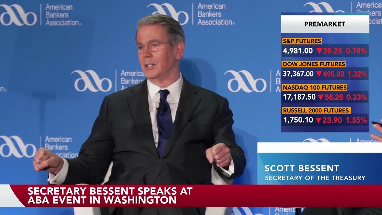Bessent: Treasury to Take Greater Role in Financial Regulation - YouTube