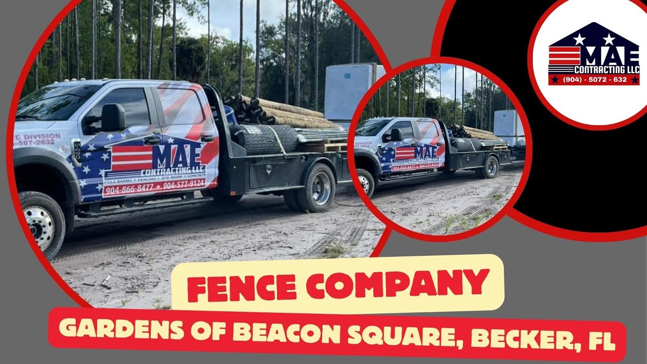 Fence Company in Gardens Of Beacon Square, Becker, FL | M.A.E ...