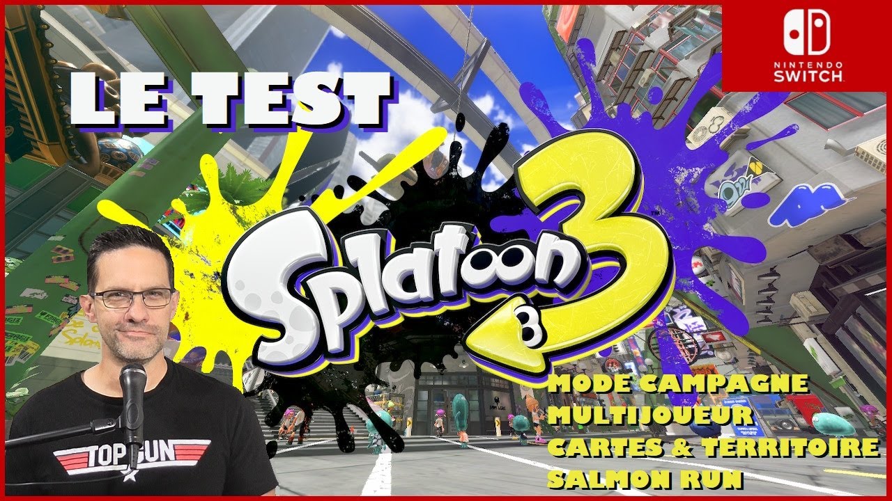 TEST - Splatoon 3 : le meilleur de la série 🦑 - YouTube