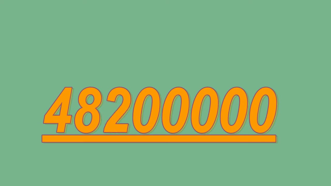 1 to 1000000000000000 - YouTube