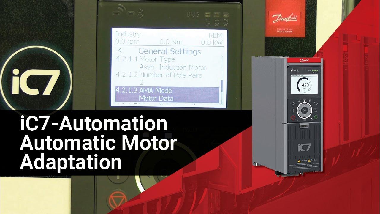 How to run Automatic Motor Adaptation (AMA) on the iC7-Automation drive ...