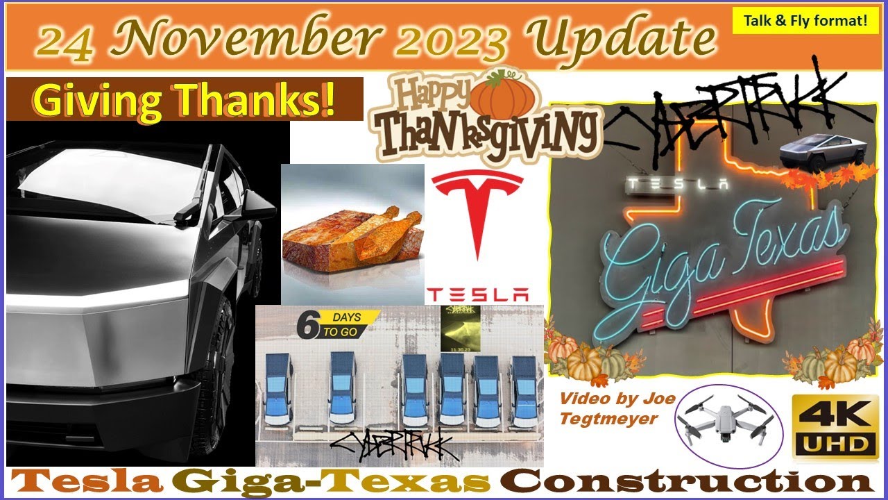 Muddy Cybertruck, Park Garage Goes Vertical & Many Castings! 24 Nov ...