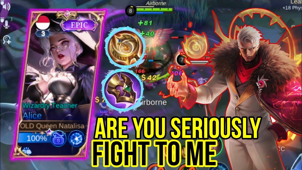 agresive faster stack alice exp lane fight yu zhong - YouTube