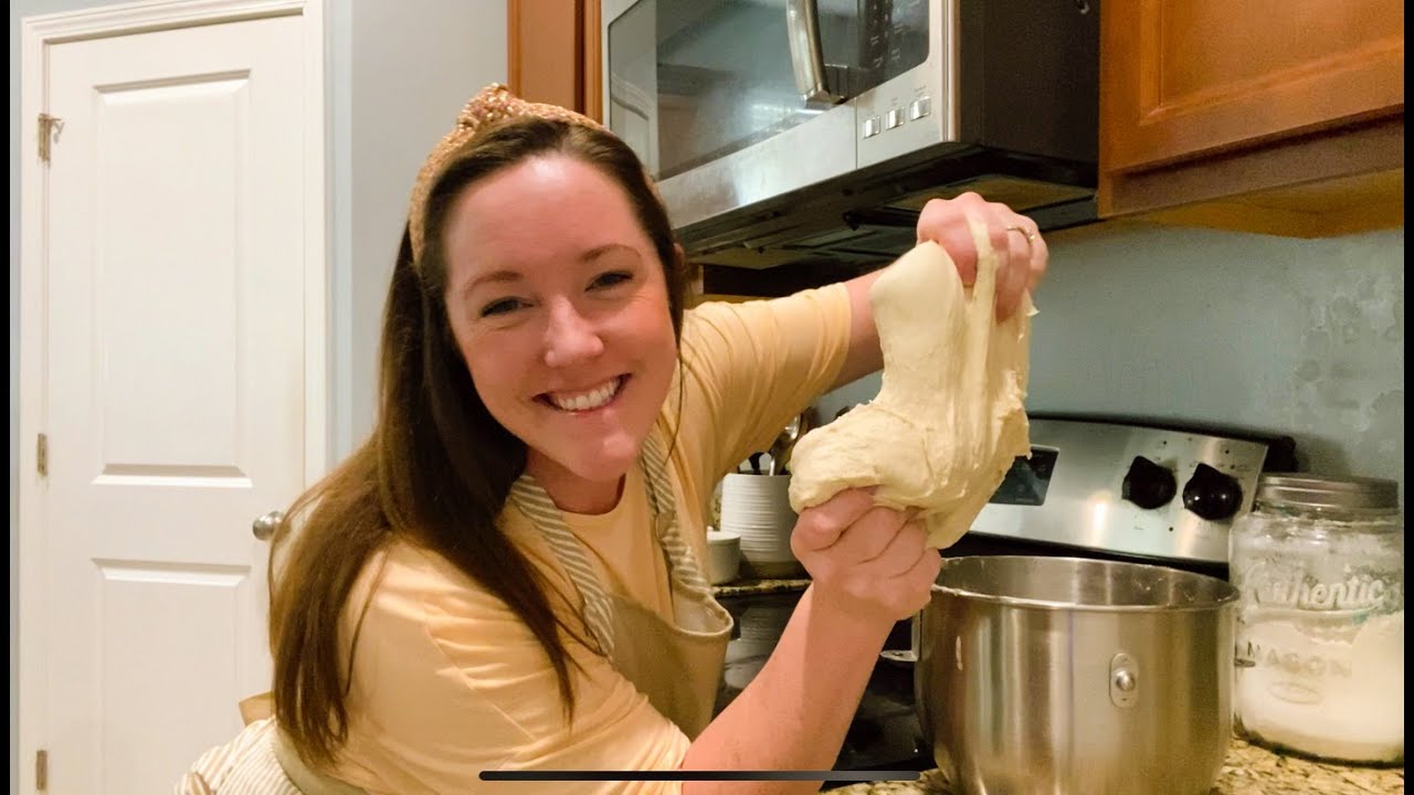 Cook with me dinner from scratch as we bake a sourdough French bread ...