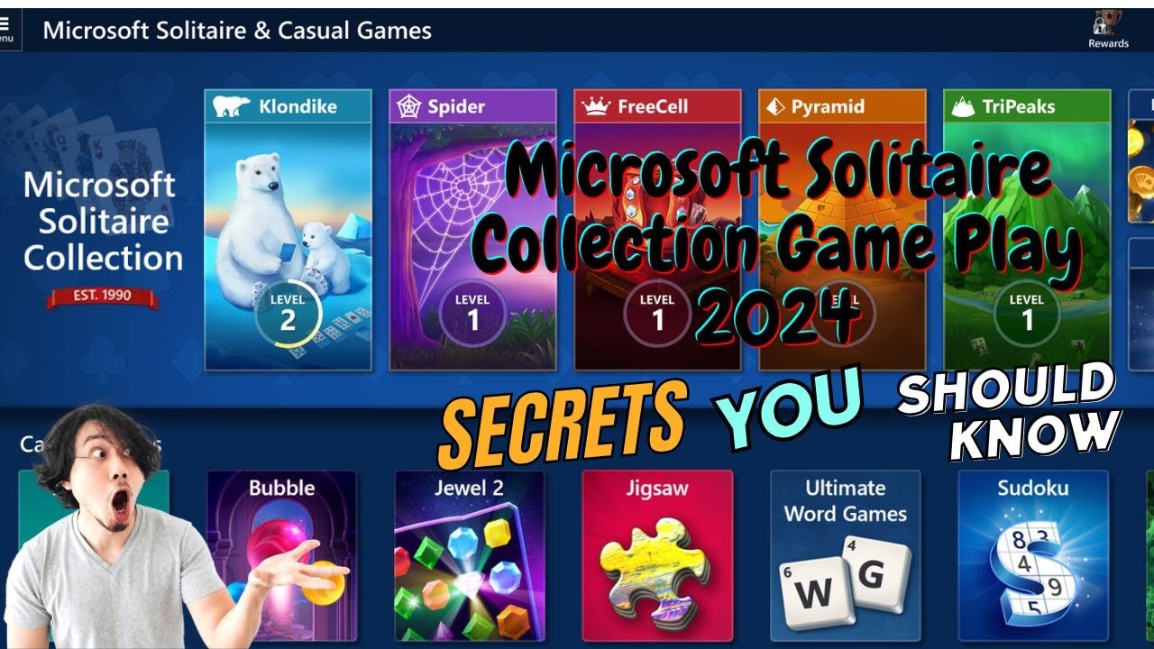 Microsoft Solitaire Collection Game Play 2024 - YouTube
