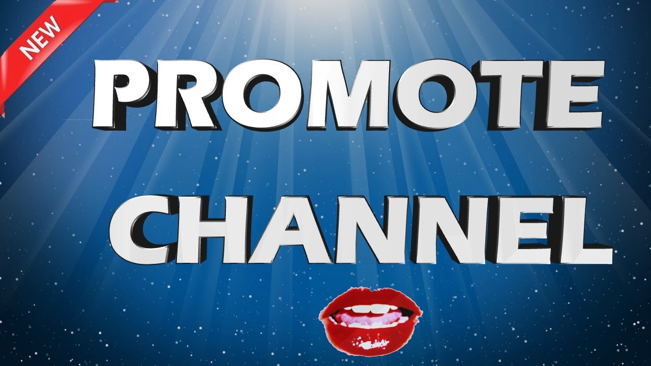 How to Promote your Youtube Channel Free - YouTube