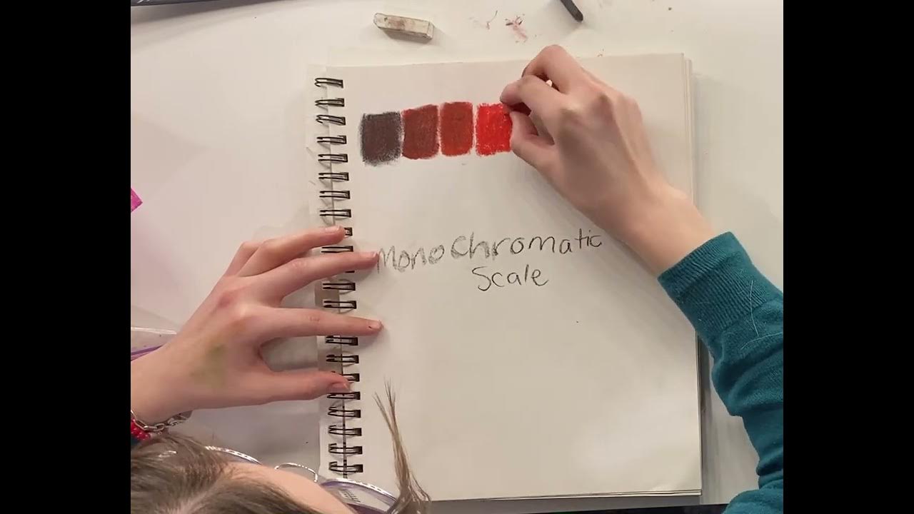 monochromatic value scale - YouTube