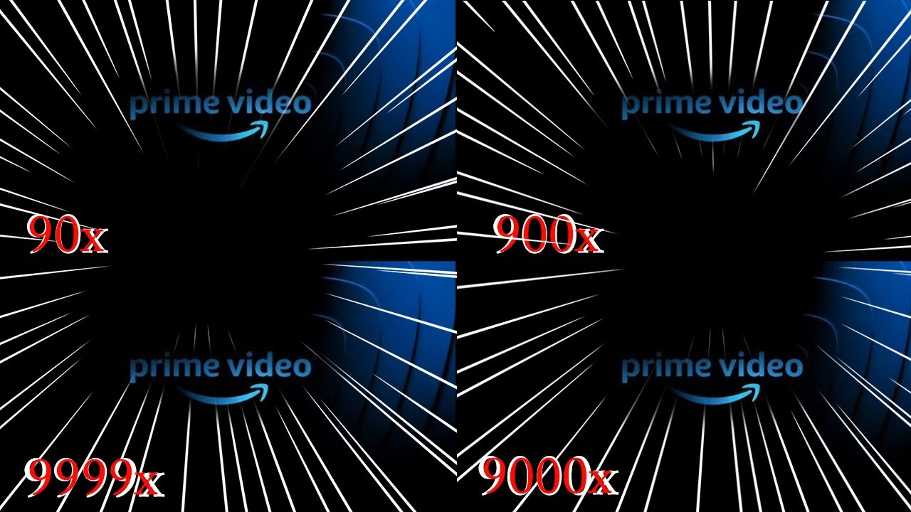 Amazon Prime Logo Intro Getting 999999X Speed - YouTube