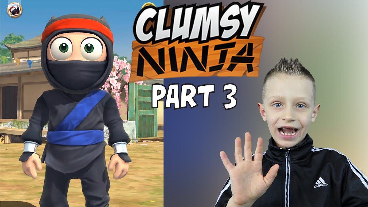Clumsy Ninja #3 - ninja gets yellow belt and I take a photo with him ...