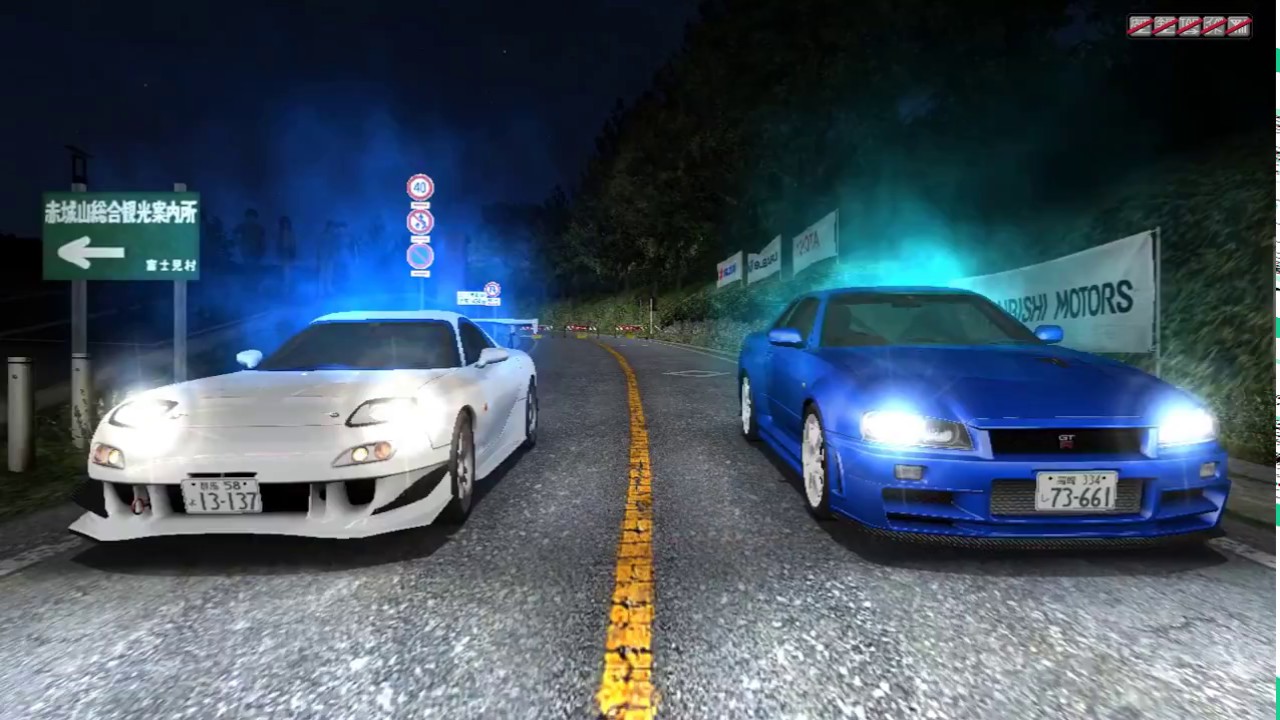 頭文字D Arcade Stage 6 AA: Tokyo Xtreme Racer Mod Preview 2 - YouTube