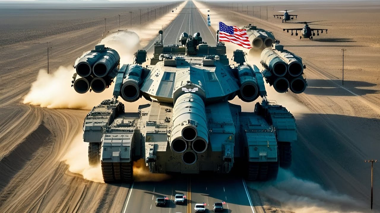 Nothing Can Stop It! Giant US Battle Tank Destroys Russian Military ...