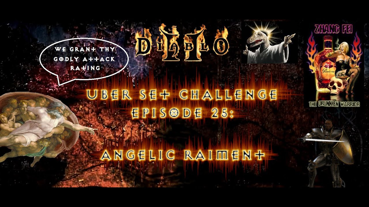 Diablo 2 Uber Set Challenge Ep 25 Angelic Raiment - YouTube