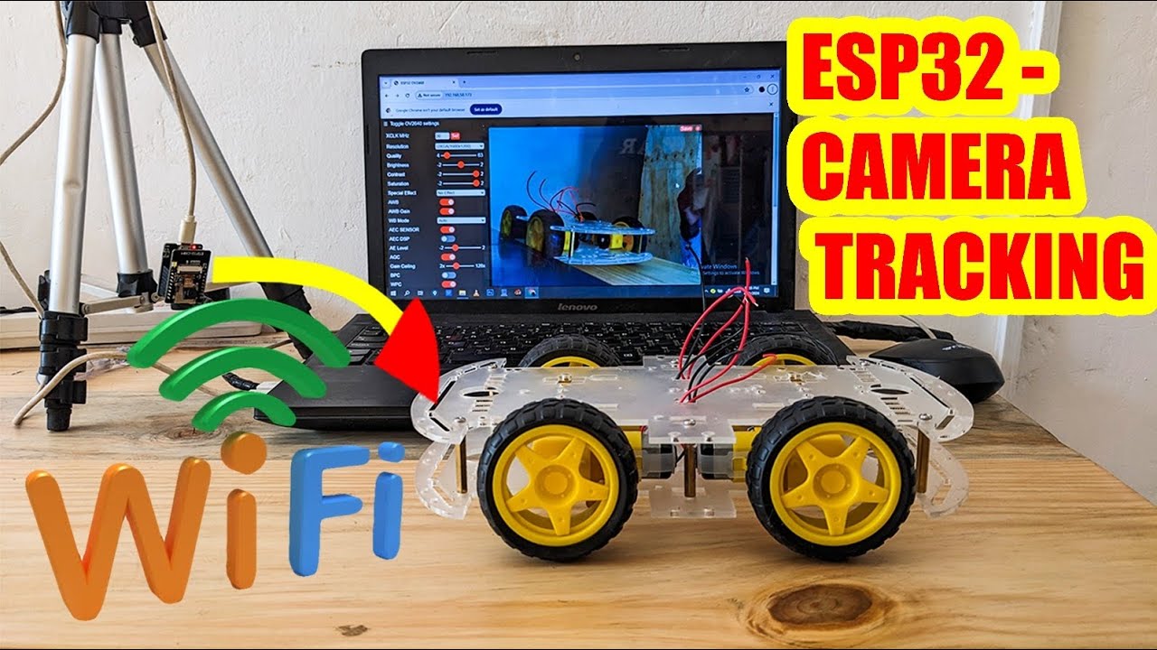 how to make esp 32 camera tracking at home - YouTube
