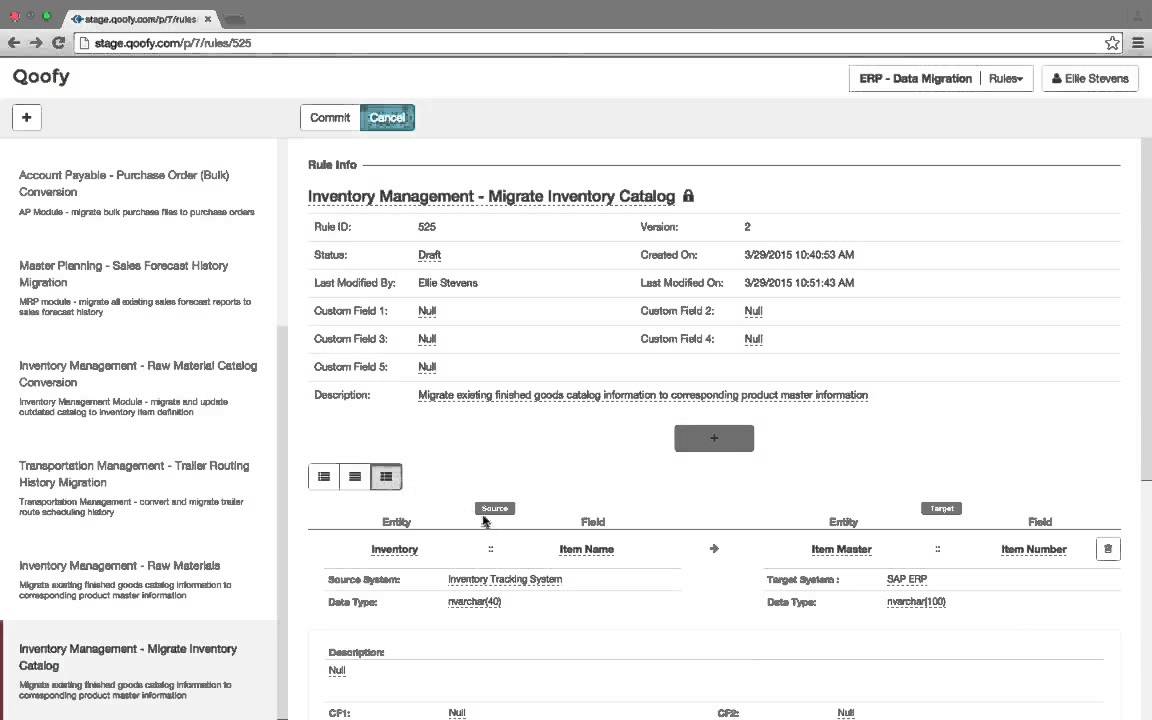 Compose Source to Target Data Mapping Rules using Qoofy - YouTube