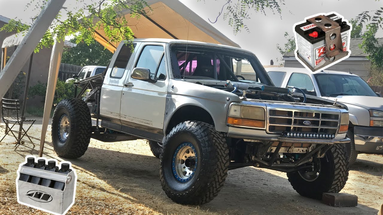 F150 Prerunner Build : Oil Containers and Battery Boxes - YouTube