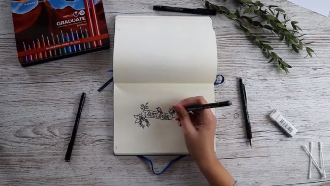 Handlettering Banner gestalten Schmuckelemente (Teil 2) - YouTube