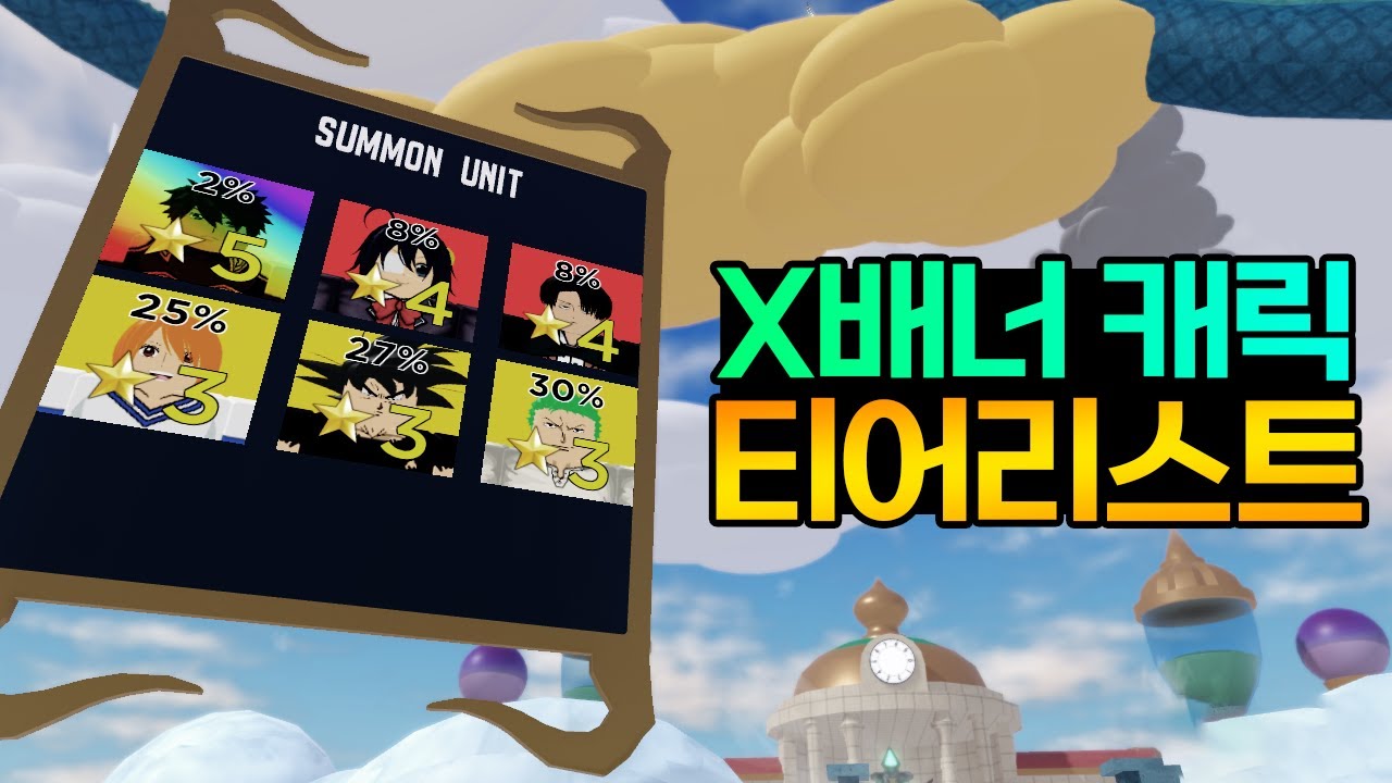 로블록스 올스타타워디펜스 X배너 총정리 티어리스트 대공개 미리 꼭 뽑아야 하는 캐릭들은 스토리 및 무모 캐릭 추천 갑니다 올타디 티어표 Youtube
