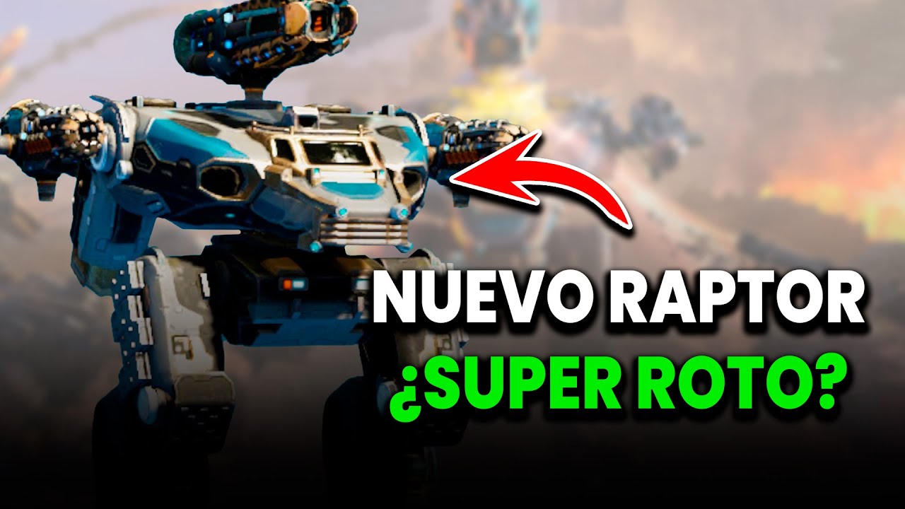 War Robots | Probamos NUEVO RAPTOR con ARMAS y DRONE NUEVOS en Campeón ...