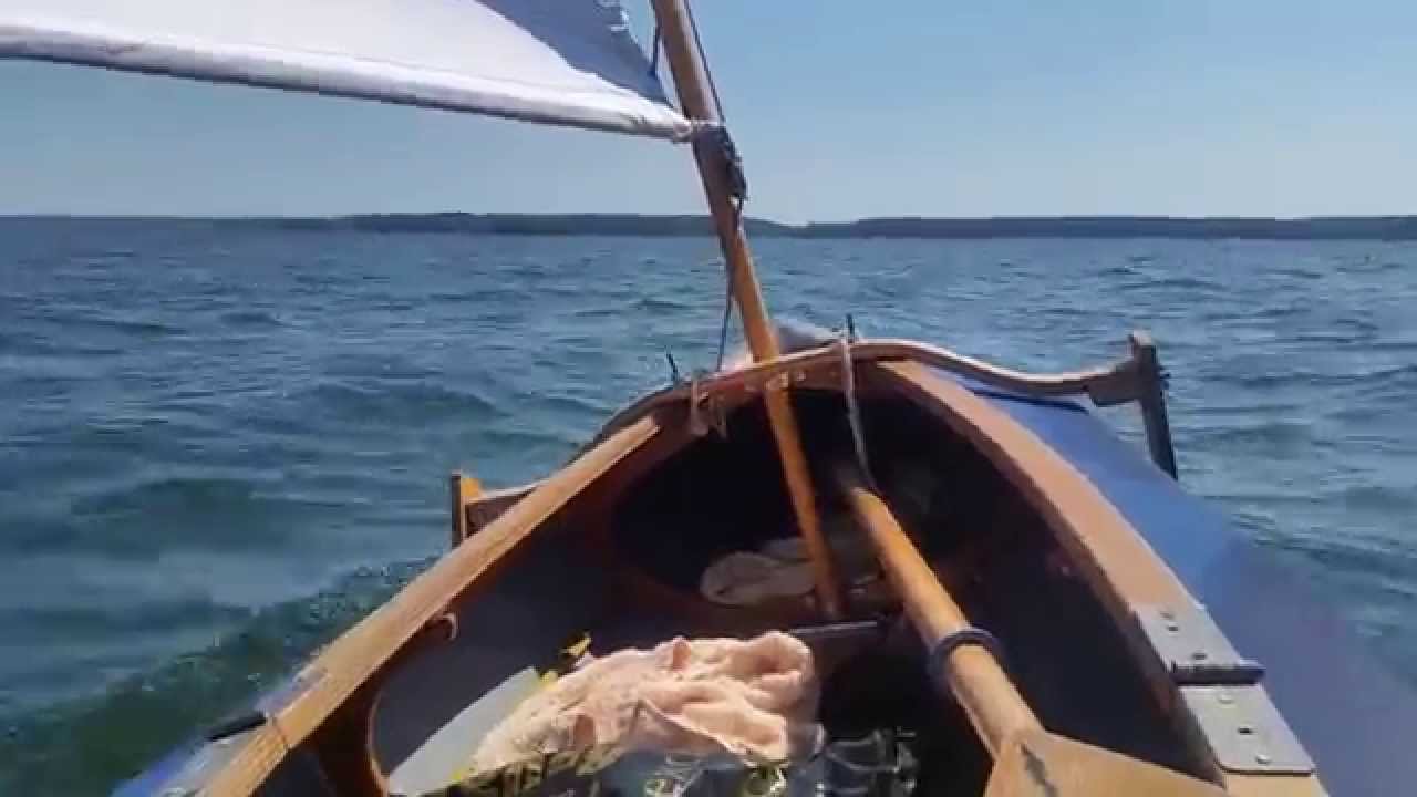 DDR Pouch Faltboot Kolibrie Rz85 segeln Plau am S - YouTube