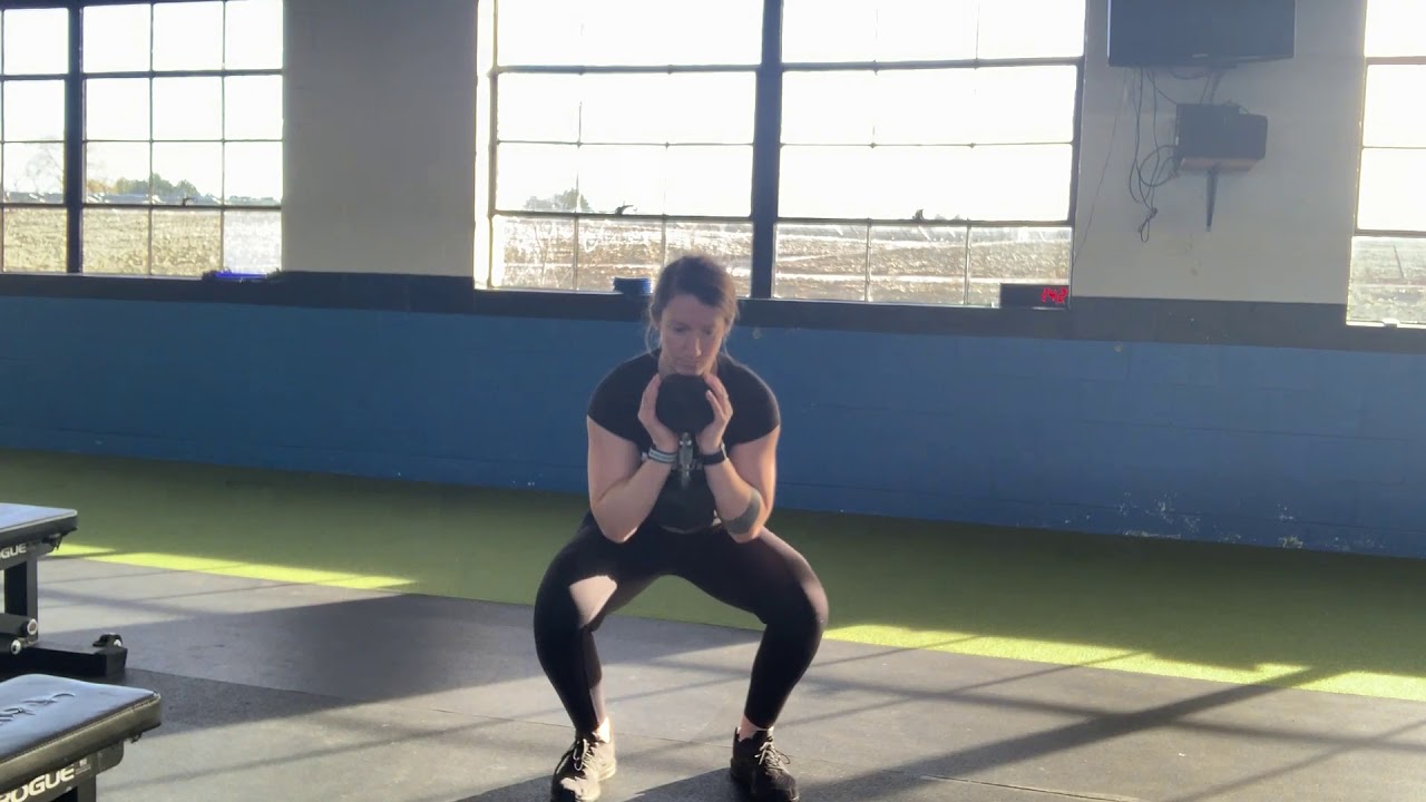 Goblet Squat - Front View - YouTube