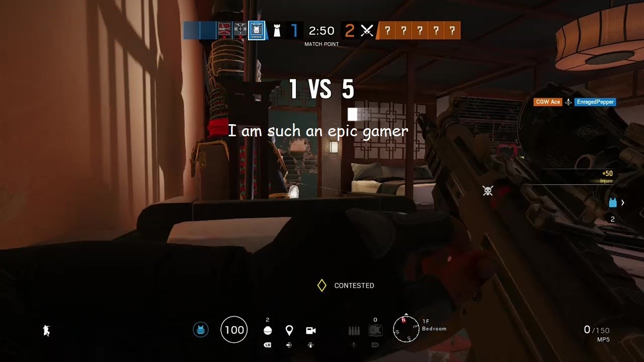 Imagine almost acing in r6 and then losing it to an accidental tk - YouTube