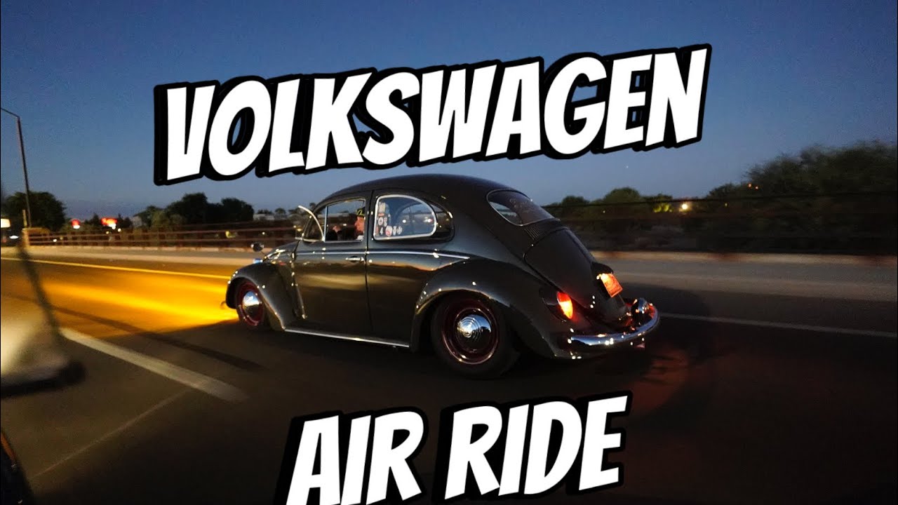 A little cruise with two Air ride Volkswagen beetles / bugs ! - YouTube
